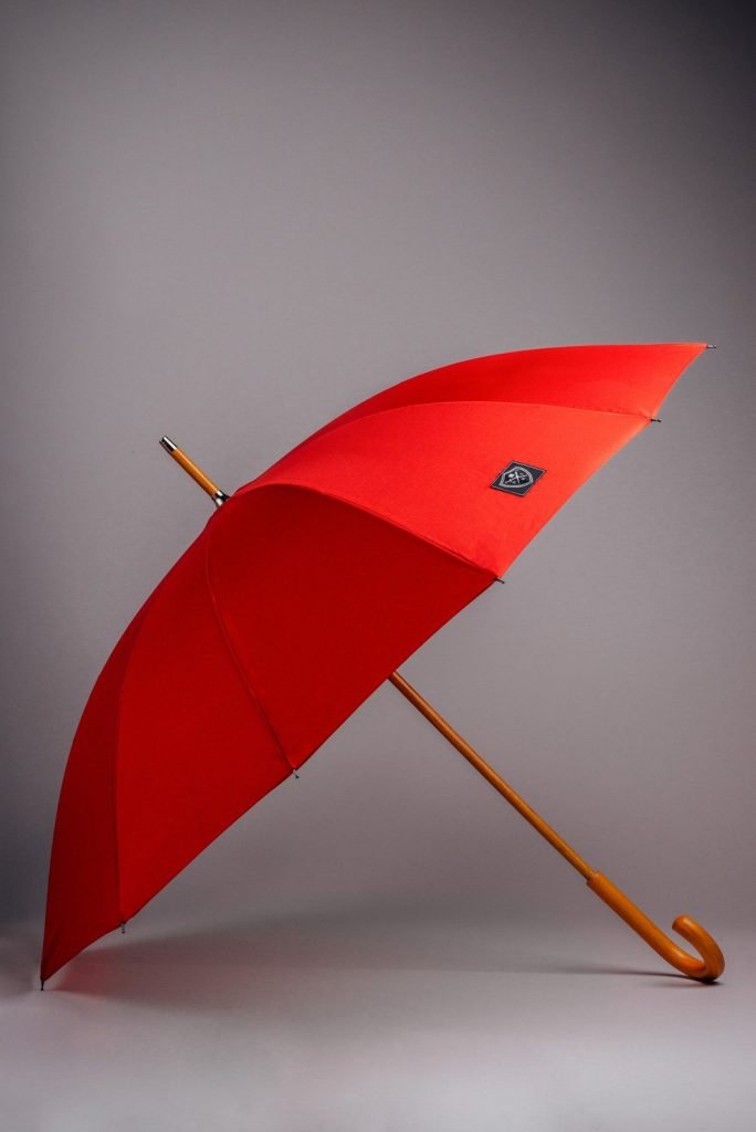 Classic Red Umbrella - Rain and Son - Classic and Stylish Umbrellas
