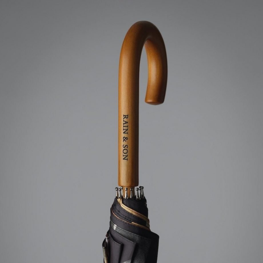 Black Lemon Umbrella - Rain and Son - Classic and Stylish Umbrellas
